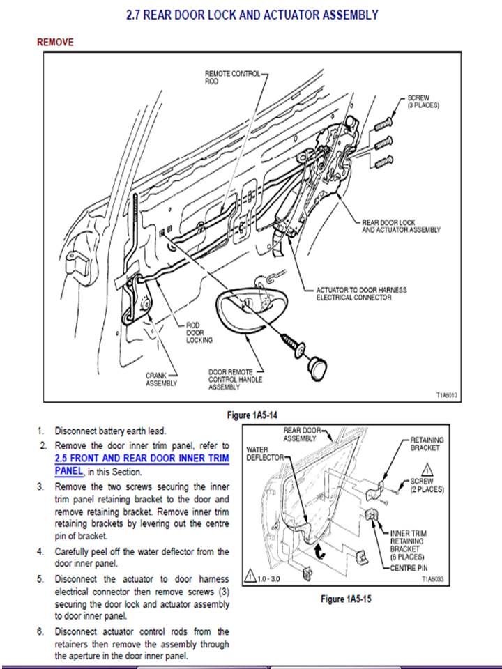 VX II Wagon Rear Passenger Door Lock Actuator | Just Commodores