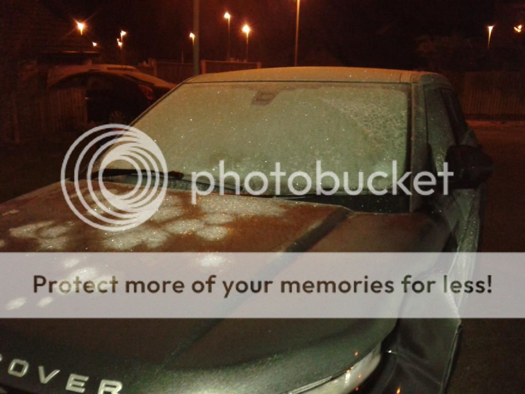 Heated Windscreen - Photos on a frosty morning | Evoque Owners Club