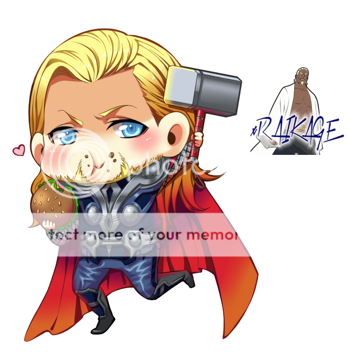 Chibi Thor Render Photo by xRAIKAGE | Photobucket