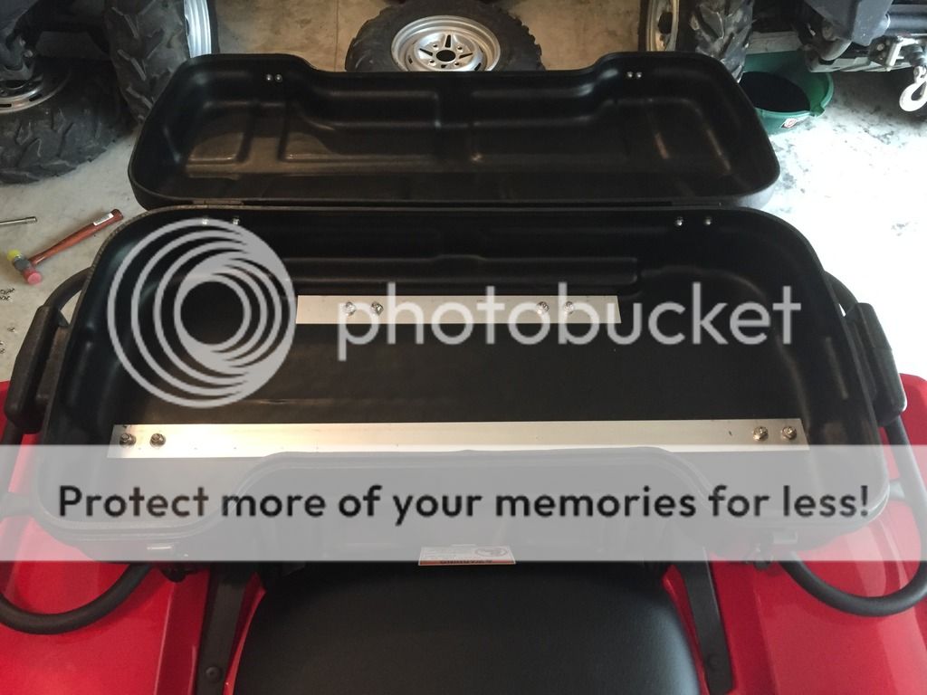 Front Tamarack box mounted to rear Gr700 | Yamaha Grizzly ATV Forum